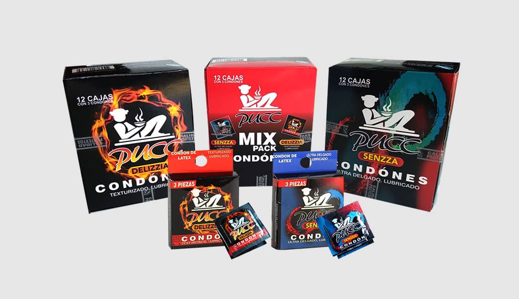 Condones Pucc | Pucc Delizzia y Pucc Senzza | Protextos